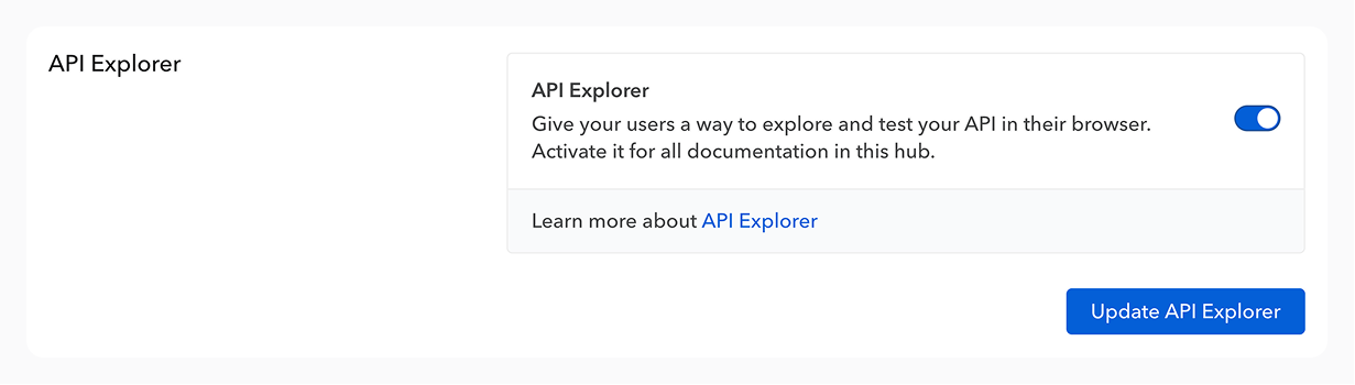 API Explorer | Bump.sh Docs & Guides