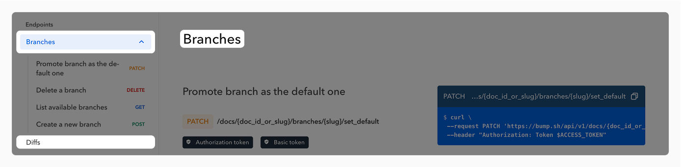 Change tags display name | Bump.sh Docs & Guides